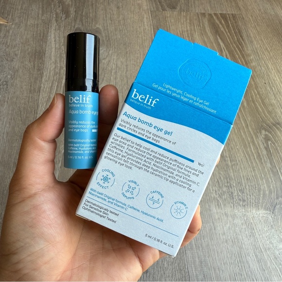 belif | Skincare | Belif Aqua Bomb Depuffing Eye Gel With Caffeine ...